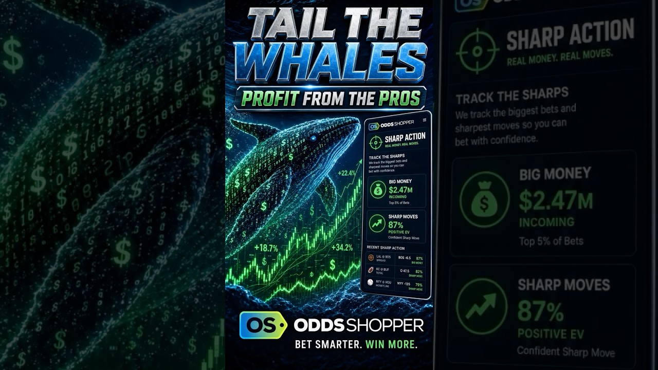 Tail the Whales: How to Profit Off Tailing the Pros 🔥🔥 #bettinglines #trading