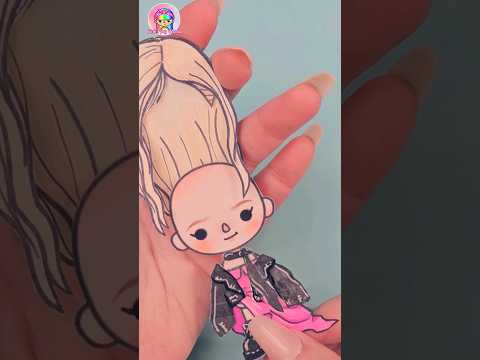 ROSÉ Blackpink TocaBoca Drawing #ontheground outfit #paperdiy