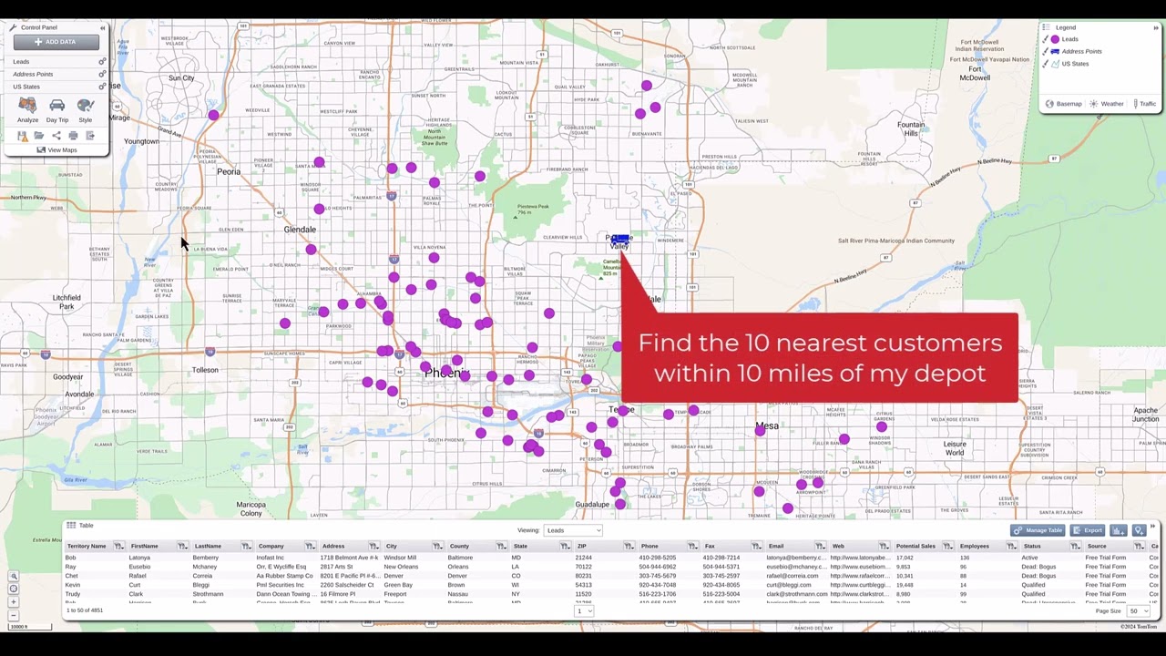 What is a proximity analysis tool