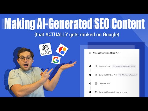How to Make AI-Generated SEO Content that will Rank on Google