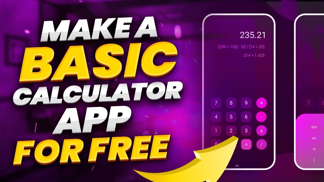 How To Make A Basic Calculator App In Appgyver - Functions And Variables Basics