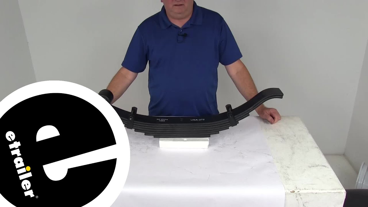 etrailer | All About the 7-Leaf Slipper Spring w/ Radius End for 15,000-lb Trailer Axles