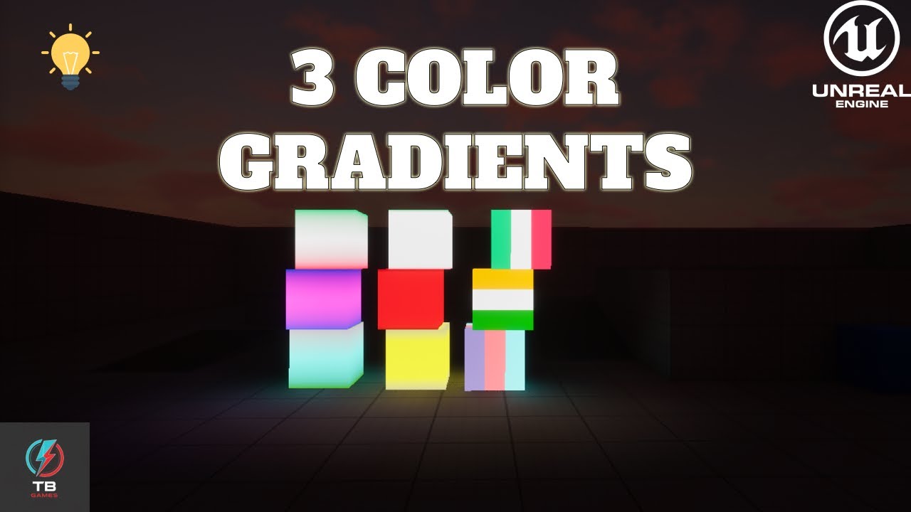 3 Color Gradients in Unreal Engine (Beginner Friendly Tutorial)
