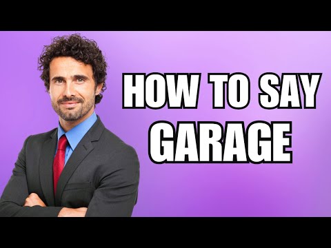 How to Pronounce Garage (Correctly) | British & American Pronunciation