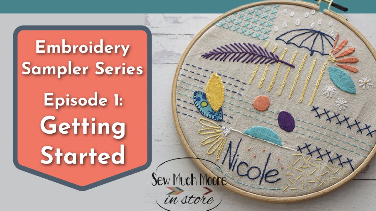 Getting Started Embroidery Sampler