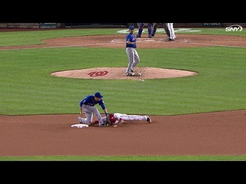NYM@WSH: Dice-K picks off Rendon at second base