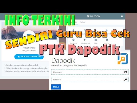 TERBARU Guru Bisa Cek Sendiri Data PTK Dapodik - Tips Cek Berkala Diundang Sertifikasi | PTK Datadik
