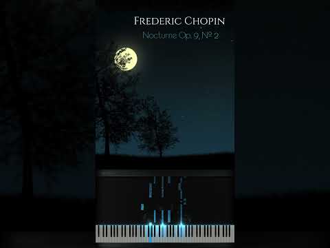 FrΓ©dΓ©ric Chopin - Nocturne in E Flat Major (Op. 9 No. 2) #shorts #piano #chopin