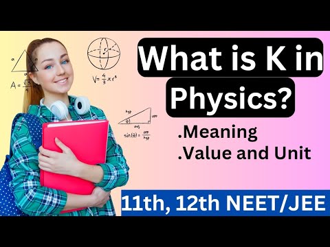 What is K in Physics? Coulomb's law equation Meaning, Value and Unit