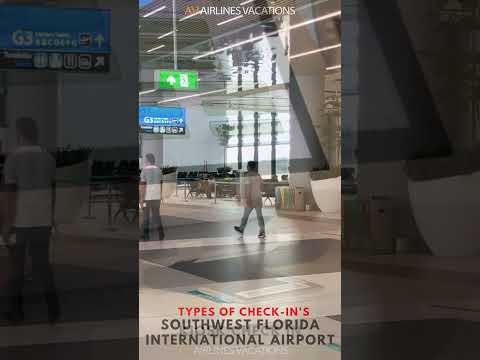 Southwest Florida International Airport (RSW) - Check-in #shorts #airport #florida