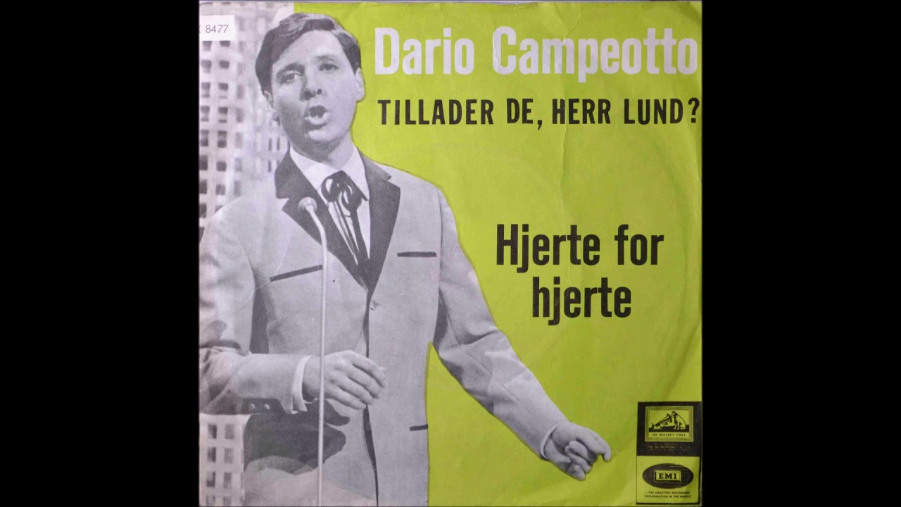 Melodi Grand Prix 1966: Dario Campeotto - "Hjerte for hjerte"