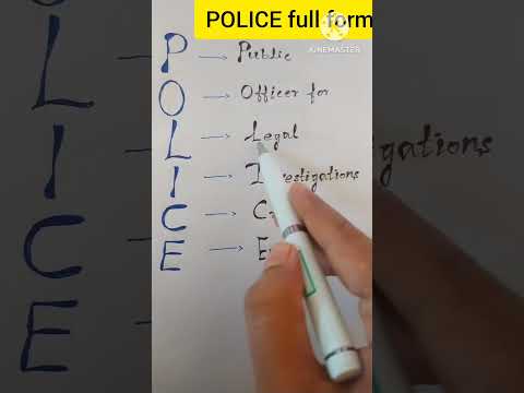 #police full form✍️