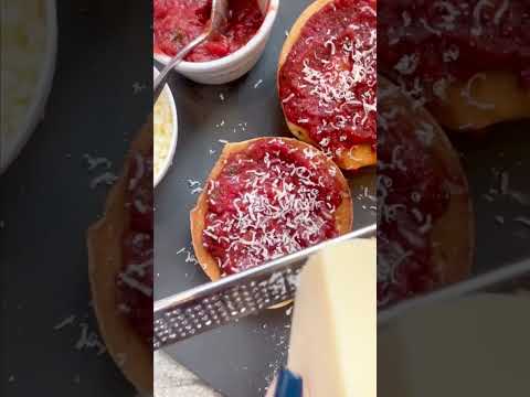 Pizza Bagel Recipe #snacks