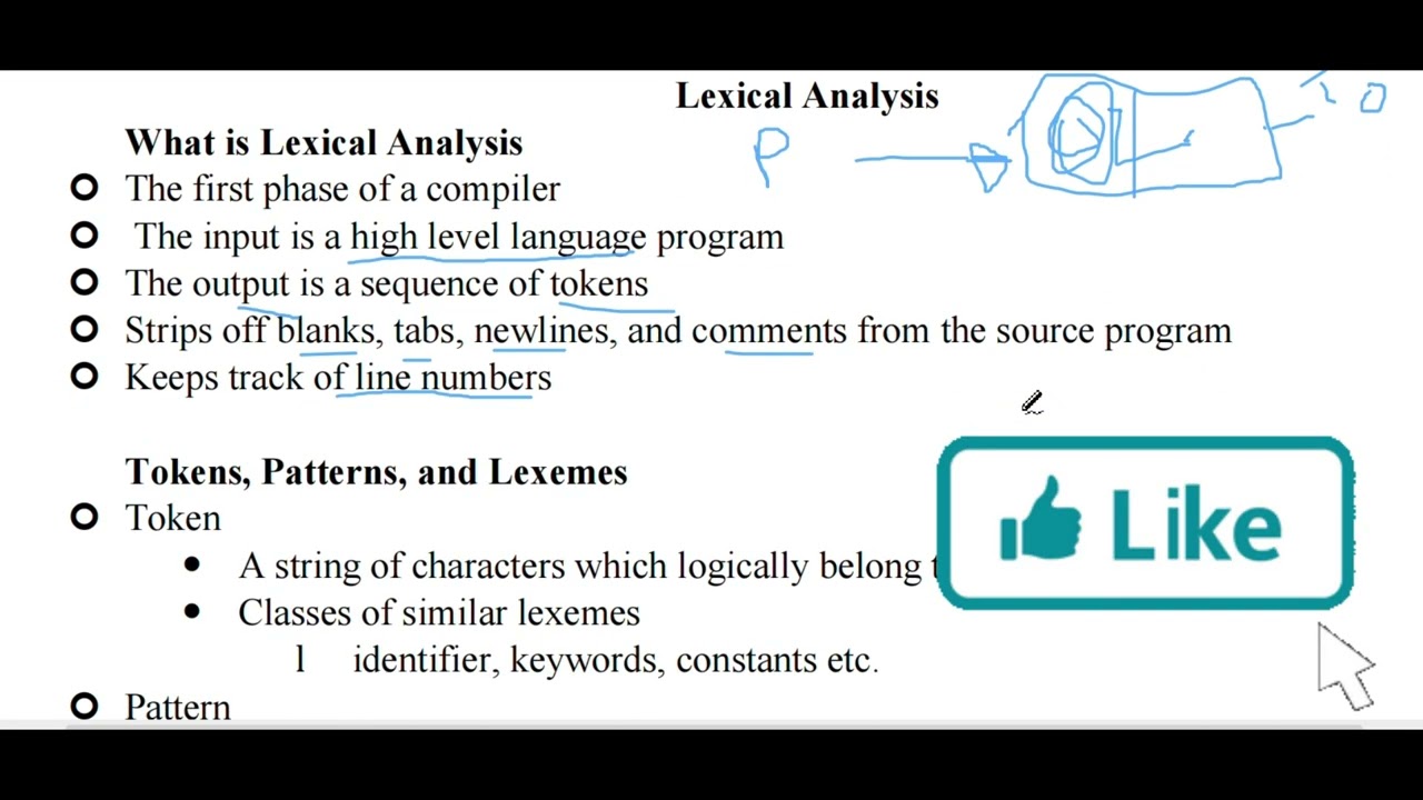 🎓 Lexical Analysis | Compiler Design Chapter 2