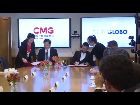 CMG (China Media Group) assina memorando de cooperação com Grupo Globo