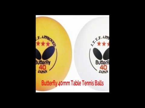 Xushaofa table tennis balls 40+ VS Butterfly 40mm 3 star balls