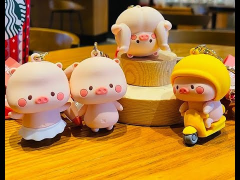 HABI Kawaii | Plumpig Cute Kawaii Keychain Keyring Key holder Piggy Pig Piglet 2022
