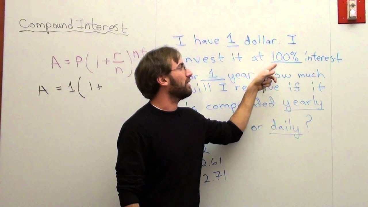 Free Math Lessons Compound Interest
