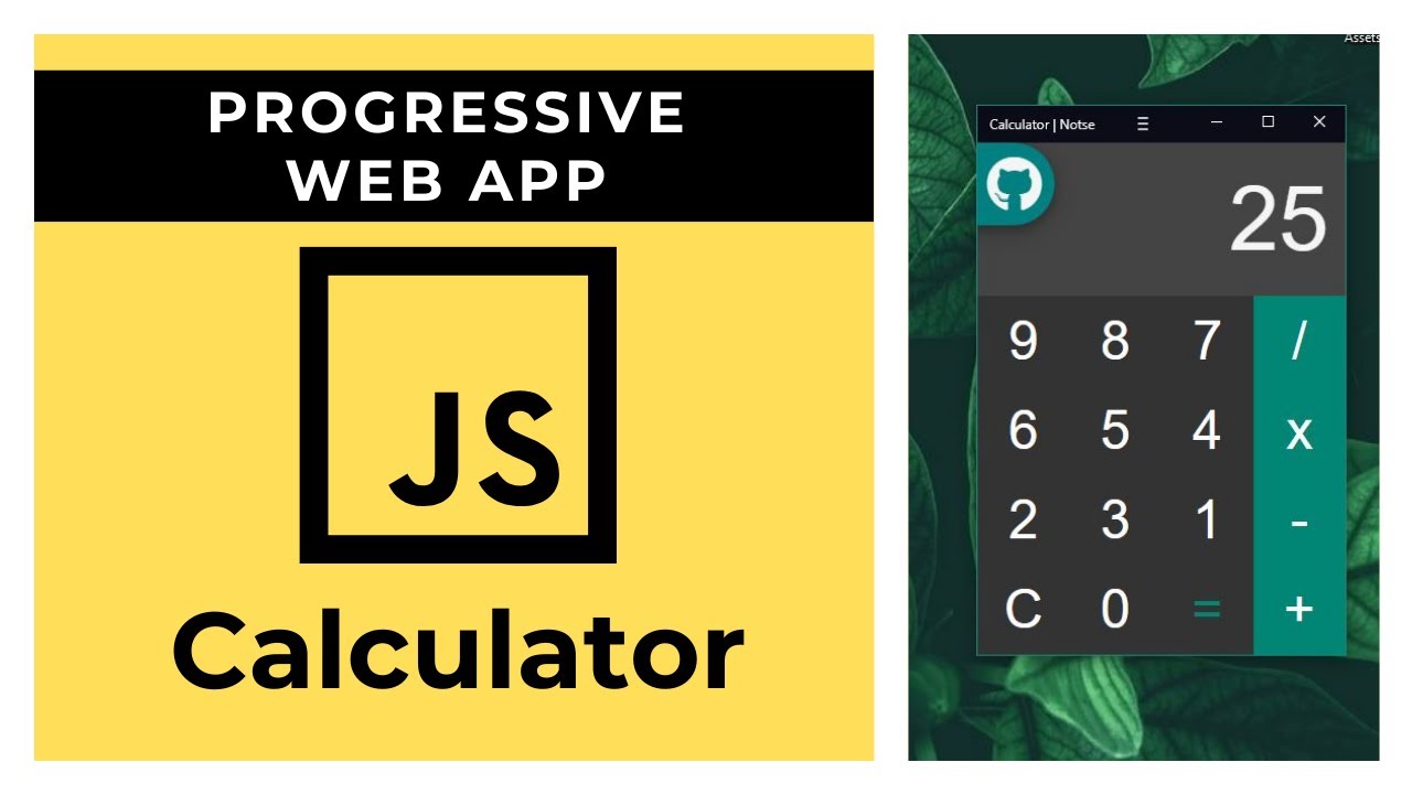 PWA Project | Calculator App (Progressive Web App)