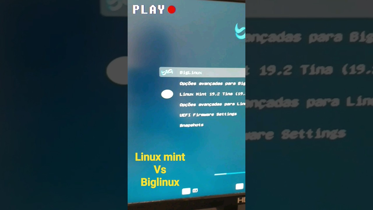 Linux mint Vs Biglinux #shorts #linux