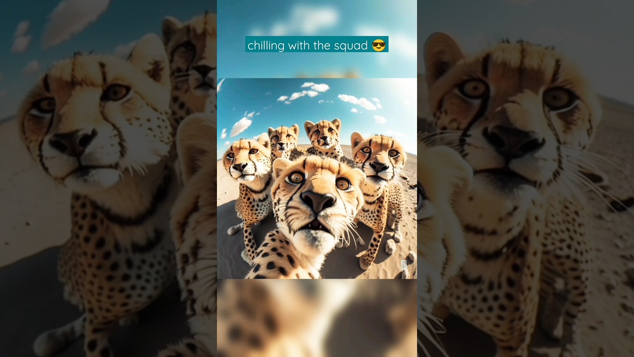 Animals selfies by AI #shorts
