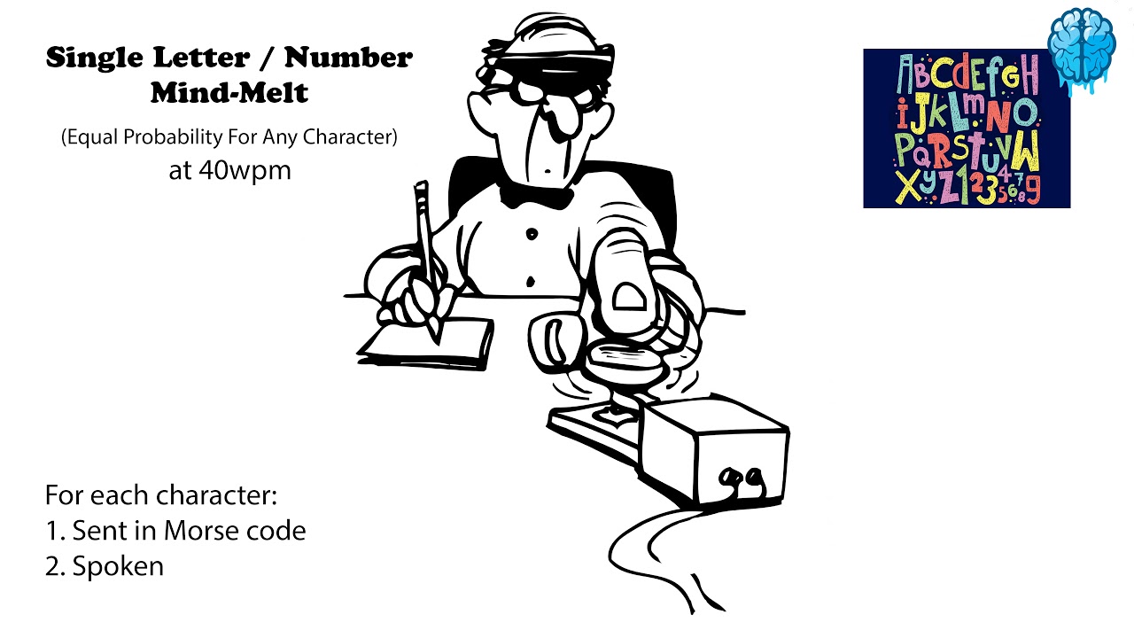 Single Letter-Number - Mind Melt - 40wpm