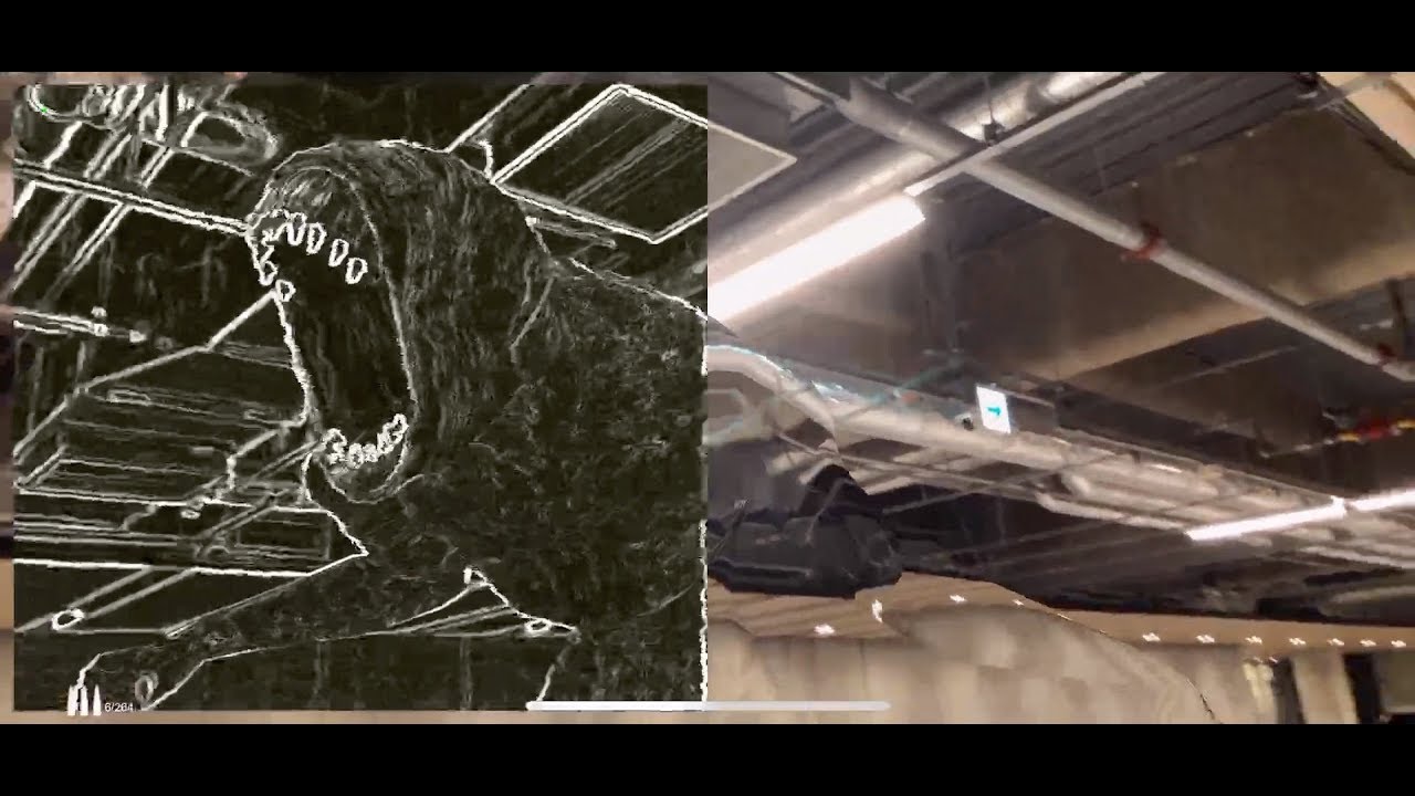 [SIGGRAPH 2018] Augmented reality game with unique semi-transmissive rendering method