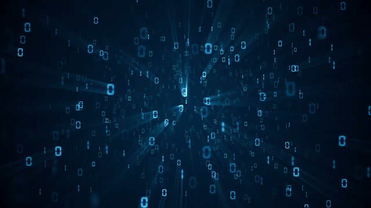 Matrix Code Motion Background | Technology Loop | Screensaver