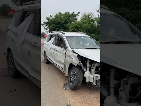 Maruti Suzuki Ertiga Build Quality😰 || Ertiga Car Accident😱 #ertiga #marutisuzuki