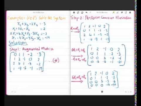 Lecture 5 Examples of ref and rref
