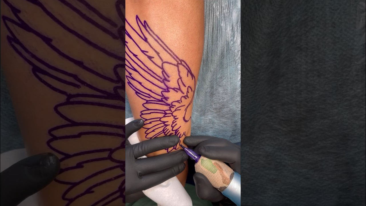 Wing tattoo 9RS only
