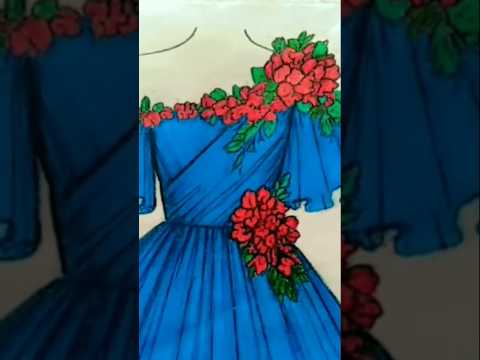 Cute Dress Designs ๐ธ๐ #subscribe #art #dress #shorts #creative #designs #viralreels
