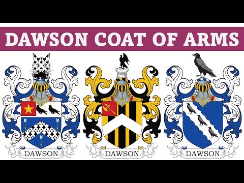 Dawson Coat of Arms & Family Crest - Symbols, Bearers, History