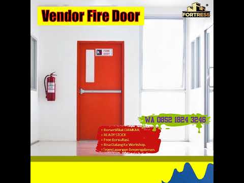 SERTIFIKAT DAMKAR !! Wa 0852 1824 3246 Pabrik Pintu Tahan Panas Fortress Untuk Mall Di Tebing Tingg
