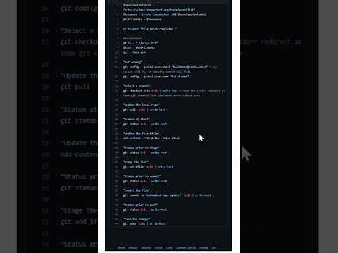 Run a PowerShell script from GitHub Actions