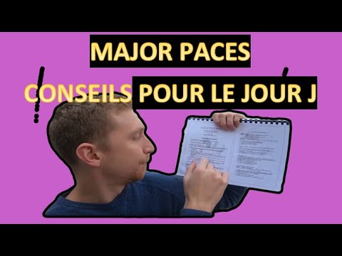 conseils pour le jour du concours (paces et pass médecine)