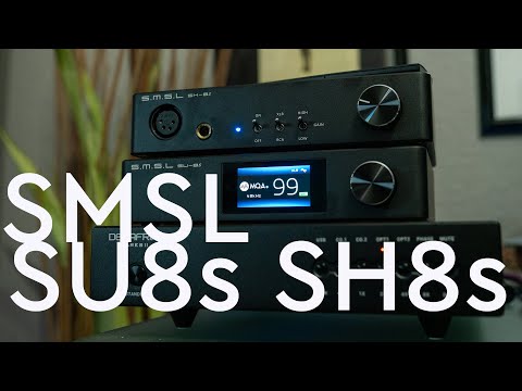 SMSL SU8s and SH8s DAC and Headphone Amp Review - Giant Killer?