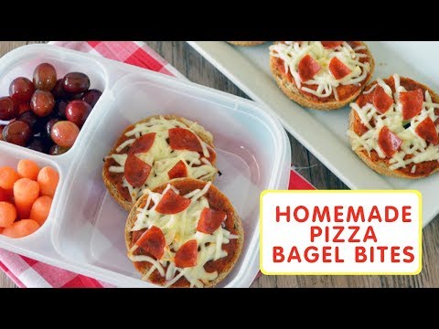 Homemade Pizza Bagel Bites | Produce for Kids