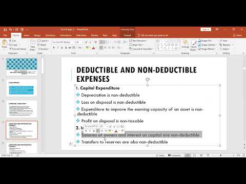 ZiCA CA 2.4 Taxable profit, Captial Allowances & Computation of Tax Part 1