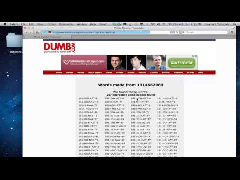 Check What Words Spells Your Phone Number