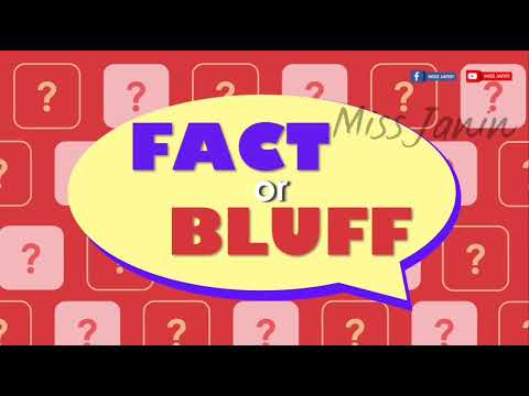 FACT or BLUFF Interactive Activity in PowerPoint | Editable Template