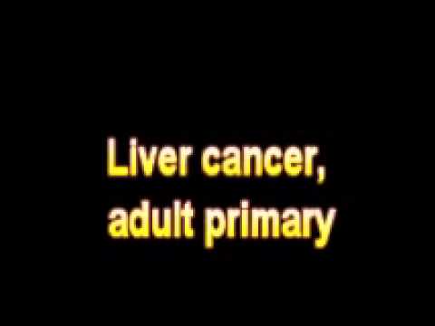 What Is The Definition Of Liver cancer, adult primary