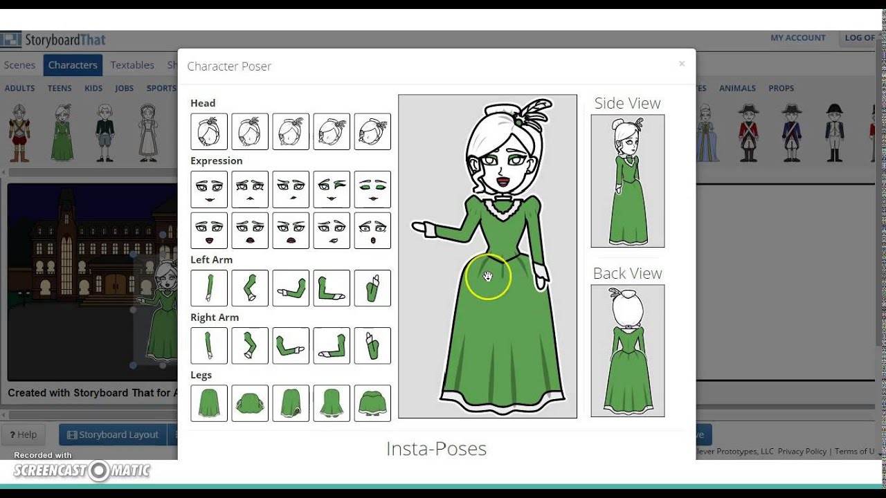 Teaching Plot Structure with www.storyboardthat.com