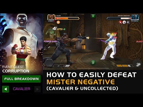 How to EASILY defeat Mister Negative (Cavalier) Full Breakdown - Marvel Contest of Champions