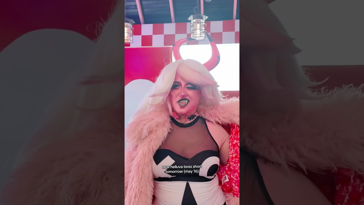 Verosika passing the torch to Hell’s new hottest pop star 🦈 new helluva boss short tomorrow