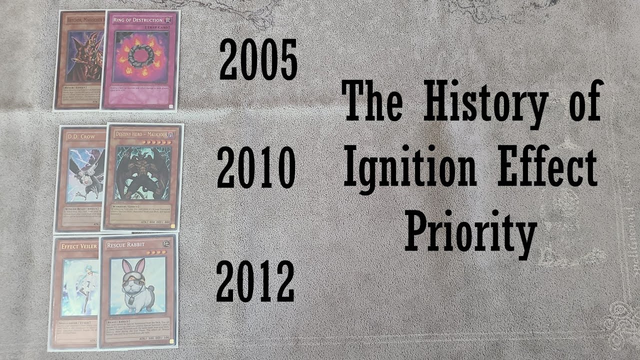 The History of Ignition Priority | Old Format Rulings