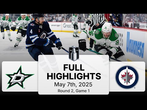 NHL Playoff Highlights | Stars vs. Jets | Gm 1 | May 7, 2025