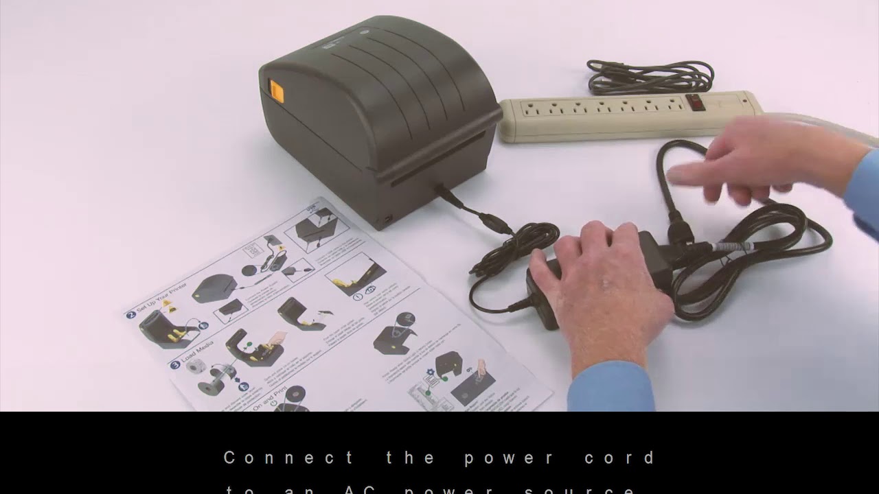Zebra ZD220 Label Printer - getting started