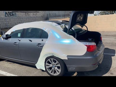 Complete color change on the BMW