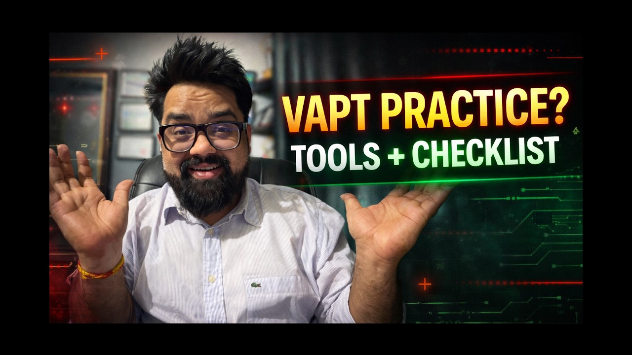 How Freshers Can Practice VAPT Properly | Tools, PoC & Security Checklist Explained | PentestHint